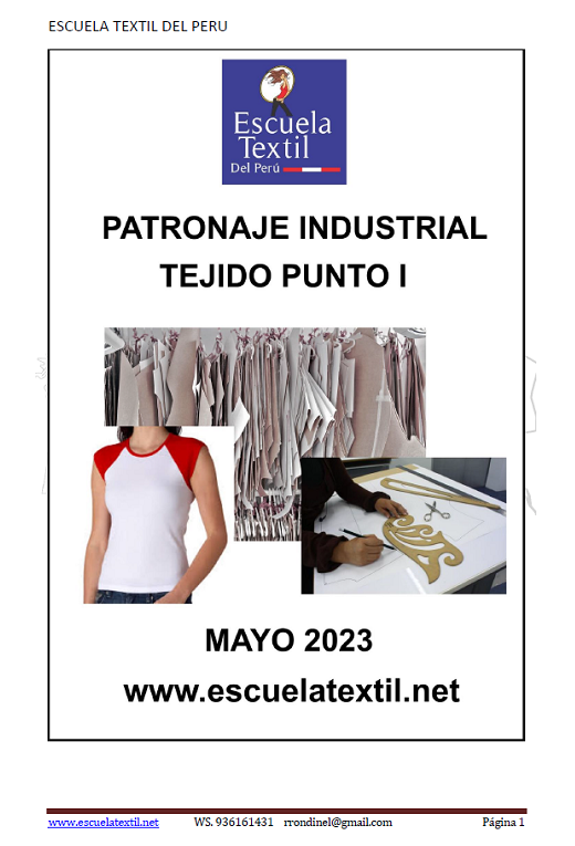 Manual de Patronaje Industrial Tejido Punto I